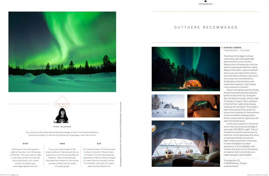 Out There Magazine Northern Lights - John Gregory Smith